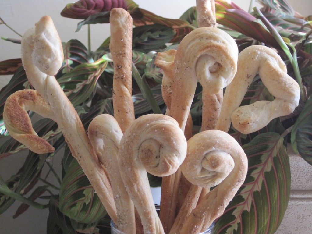 Bread Stick Centerpiece - Lady Behind the Curtain