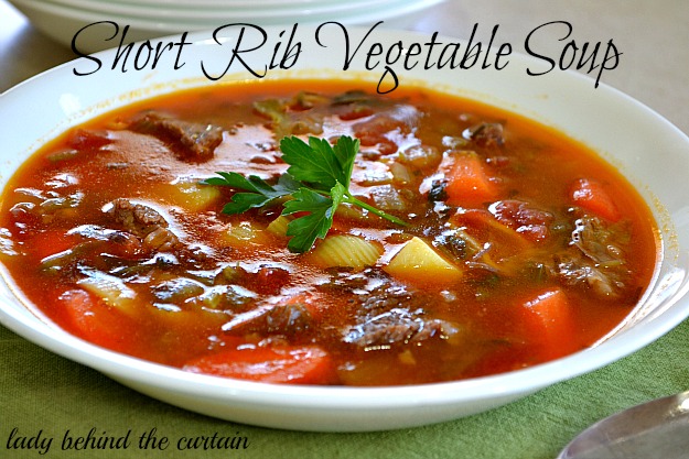 Short Rib Vegetable Soup