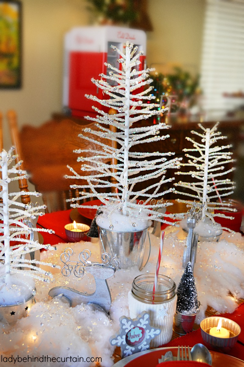 DIY Chenille Stem Christmas Trees