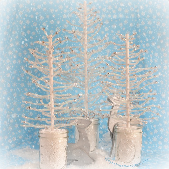 DIY Chenille Stem Christmas Trees