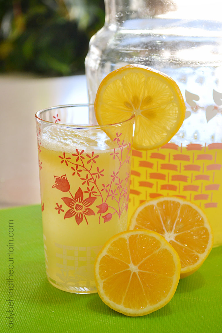 Myer Lemon Lemonade, homemade lemonade, easy summer recipe