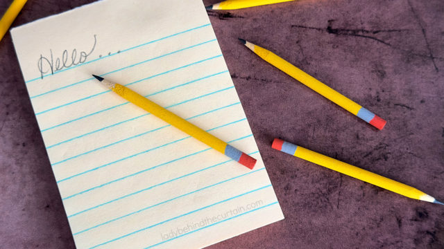 DIY (Game Night) Mini Pencils