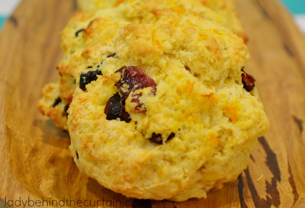 Cranberry Orange Drop Biscuits