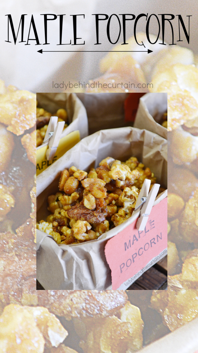 Maple Candy Popcorn Mix