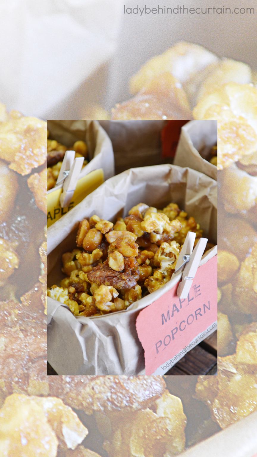 Maple Candy Popcorn Mix