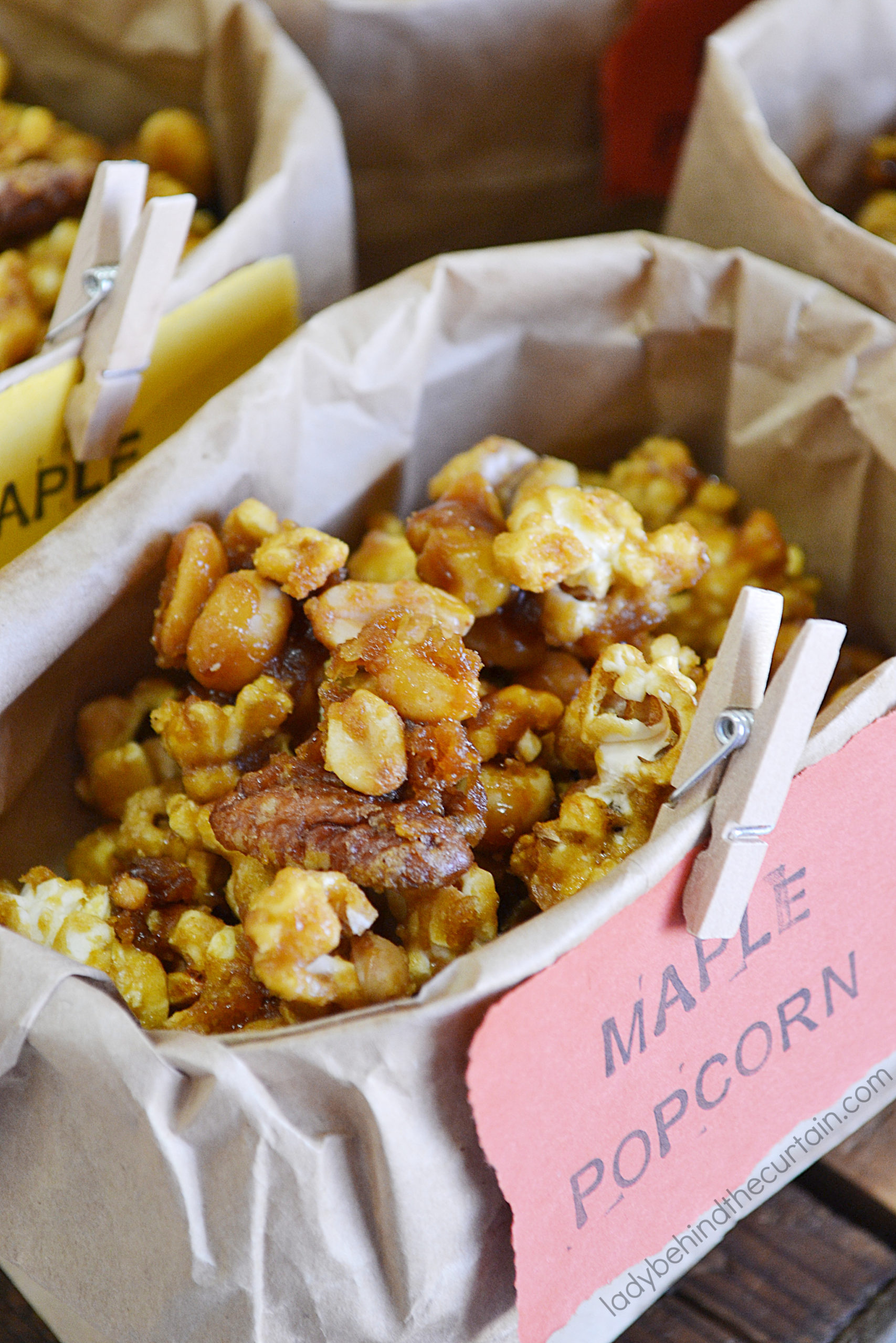 Maple Candy Popcorn Mix