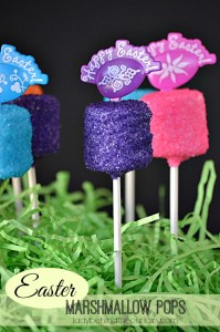Easter Marshmallow Pops