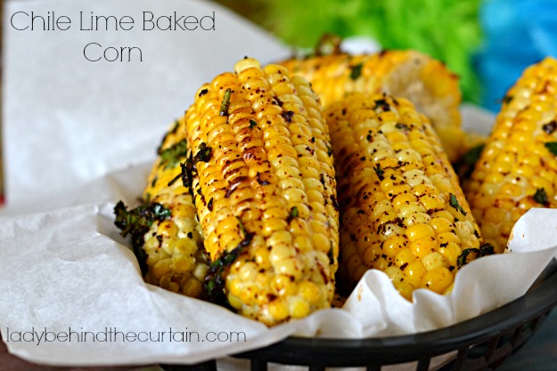 Chile Lime Baked Corn