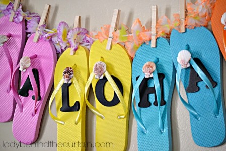 Flip Flop Aloha Banner