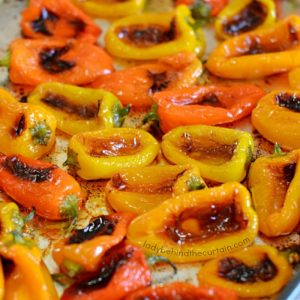 Roasted Sweet Mini Peppers