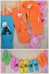 How to Make A Flip Flop Aloha Party Banner