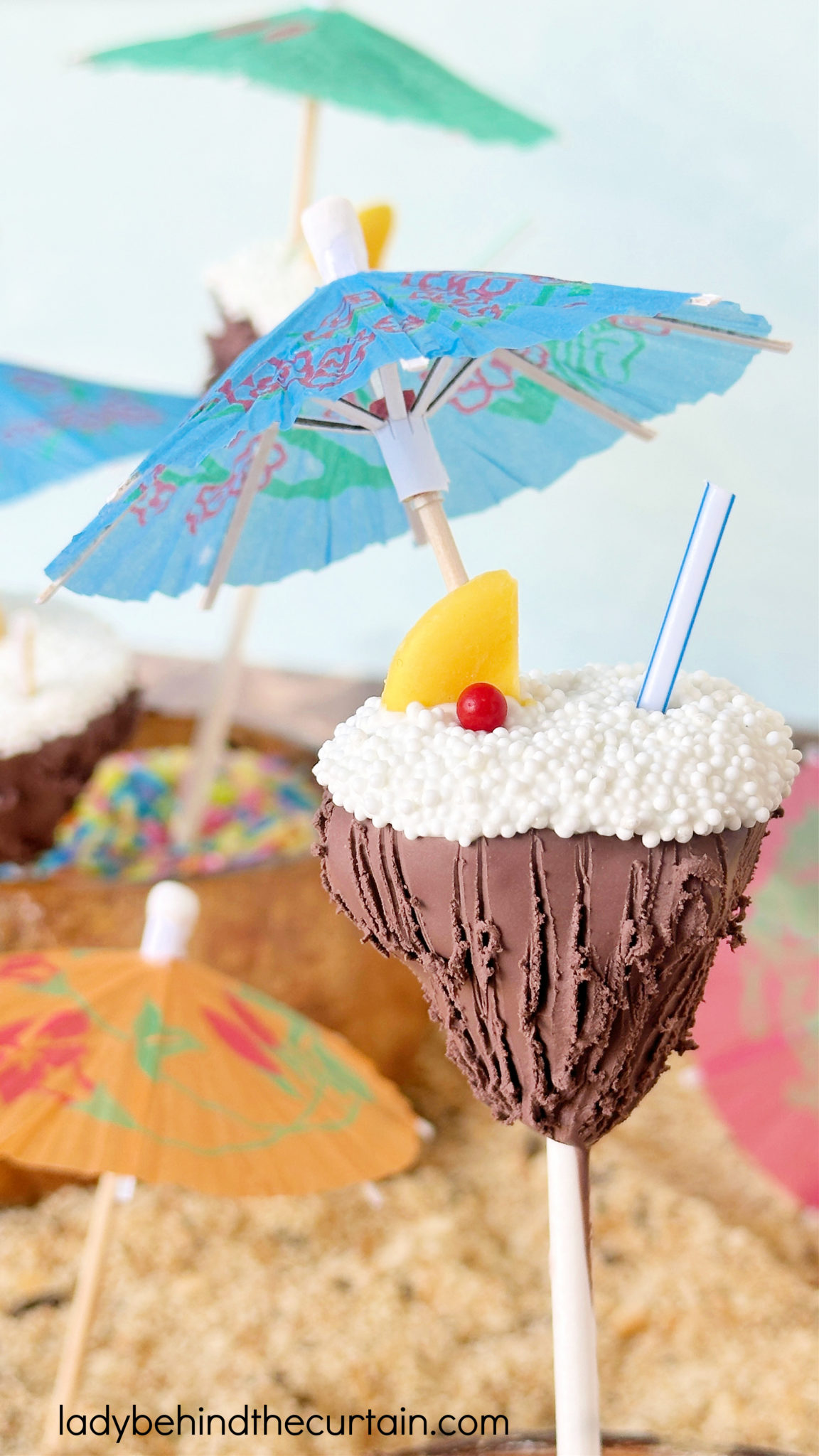 Piña Colada Cake Pops