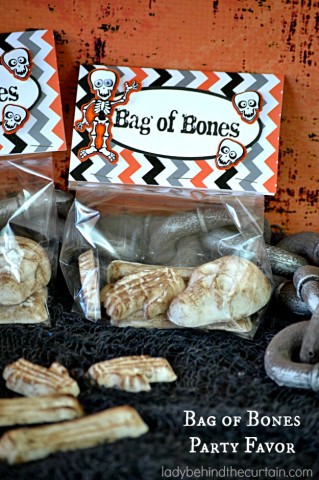 Bag of Bones Halloween Party Favor
