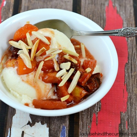 Poached Fruit Topping