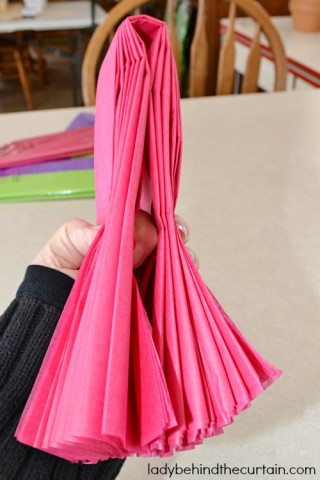 Giant Tissue Paper Flowers