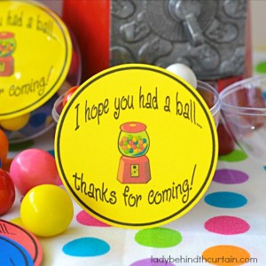 I Hope You Had A Ball Party Favor