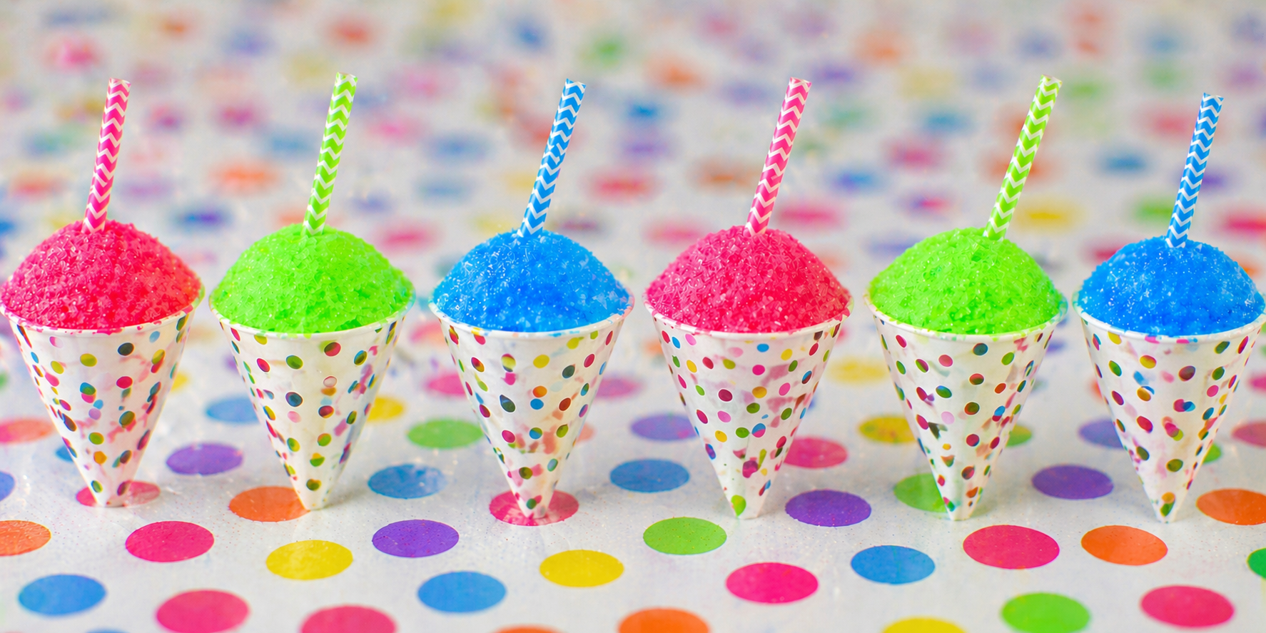 Jello Snow Cone Cupcakes