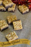Chocolate Caramel Layered Fudge