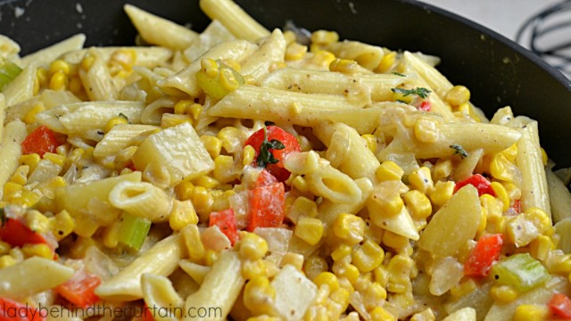 Corn Chowder Macaroni and Cheese