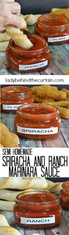 Semi Homemade Sriracha and Ranch Marinara Dipping Sauce