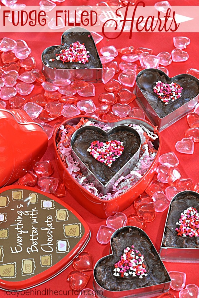 Fudge Filled Hearts