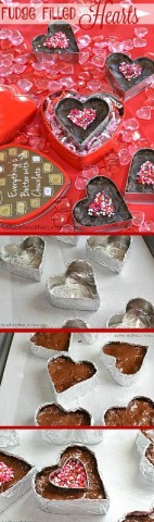 Fudge Filled Hearts
