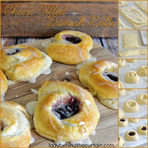 Cheese Filled Danish Rolls