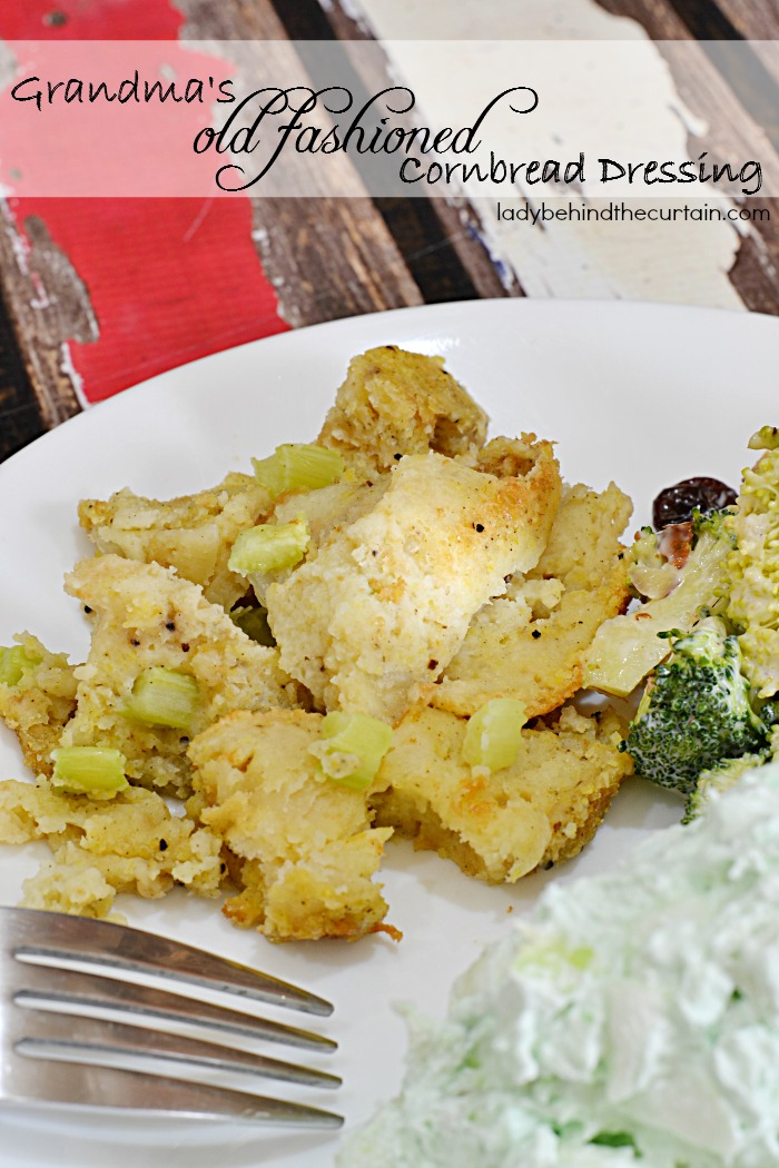 Grandma's Old Fashioned Corn Bread Dressing