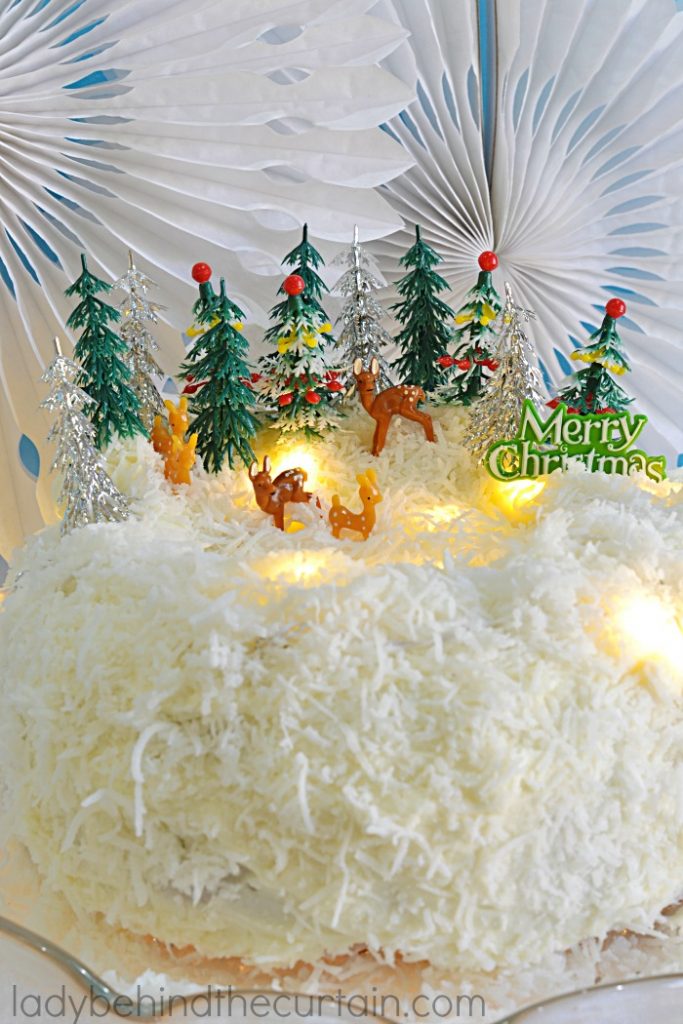 Coconut Pecan Christmas Cake