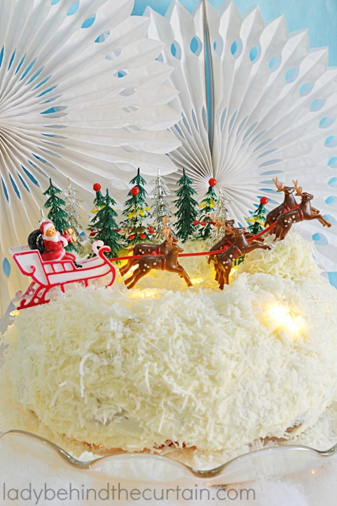 Coconut Pecan Christmas Cake