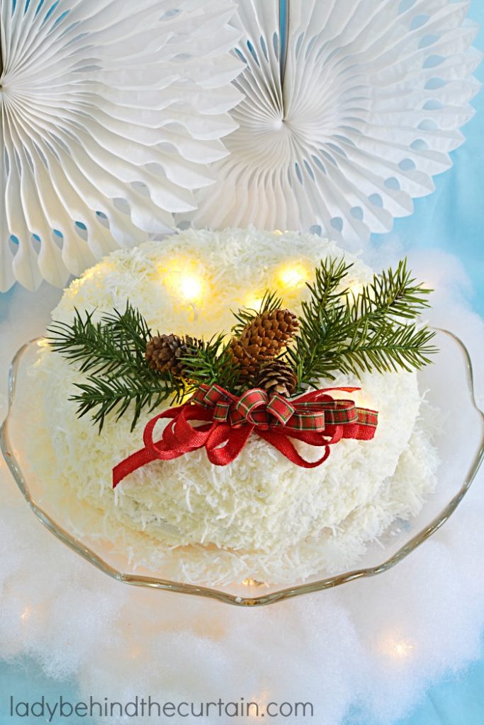 Coconut Pecan Christmas Cake