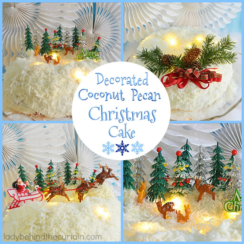 Coconut Pecan Christmas Cake
