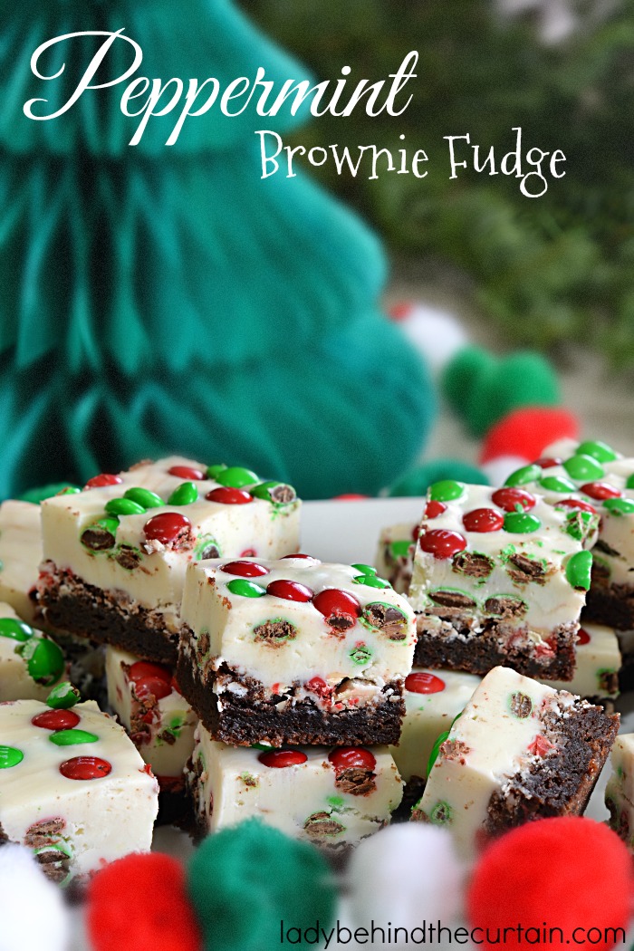 Peppermint Brownie Fudge