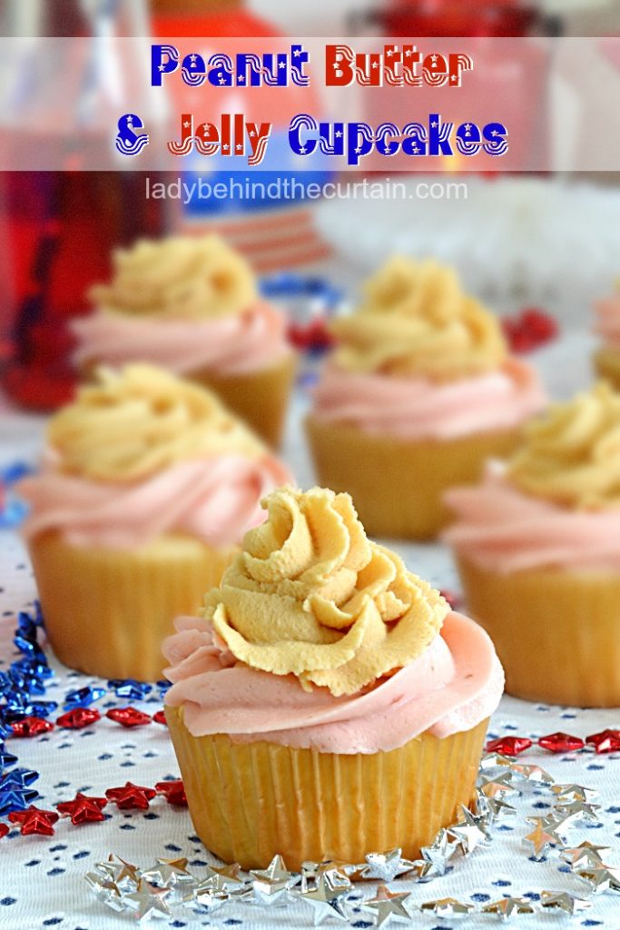 Peanut Butter and Jelly Cupcakes
