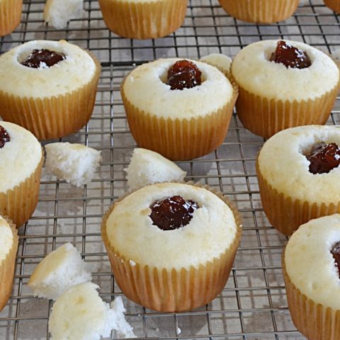 Peanut Butter and Jelly Cupcakes