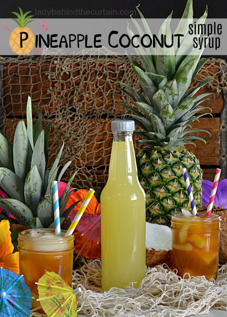 All Natural Pineapple Coconut Iced Tea