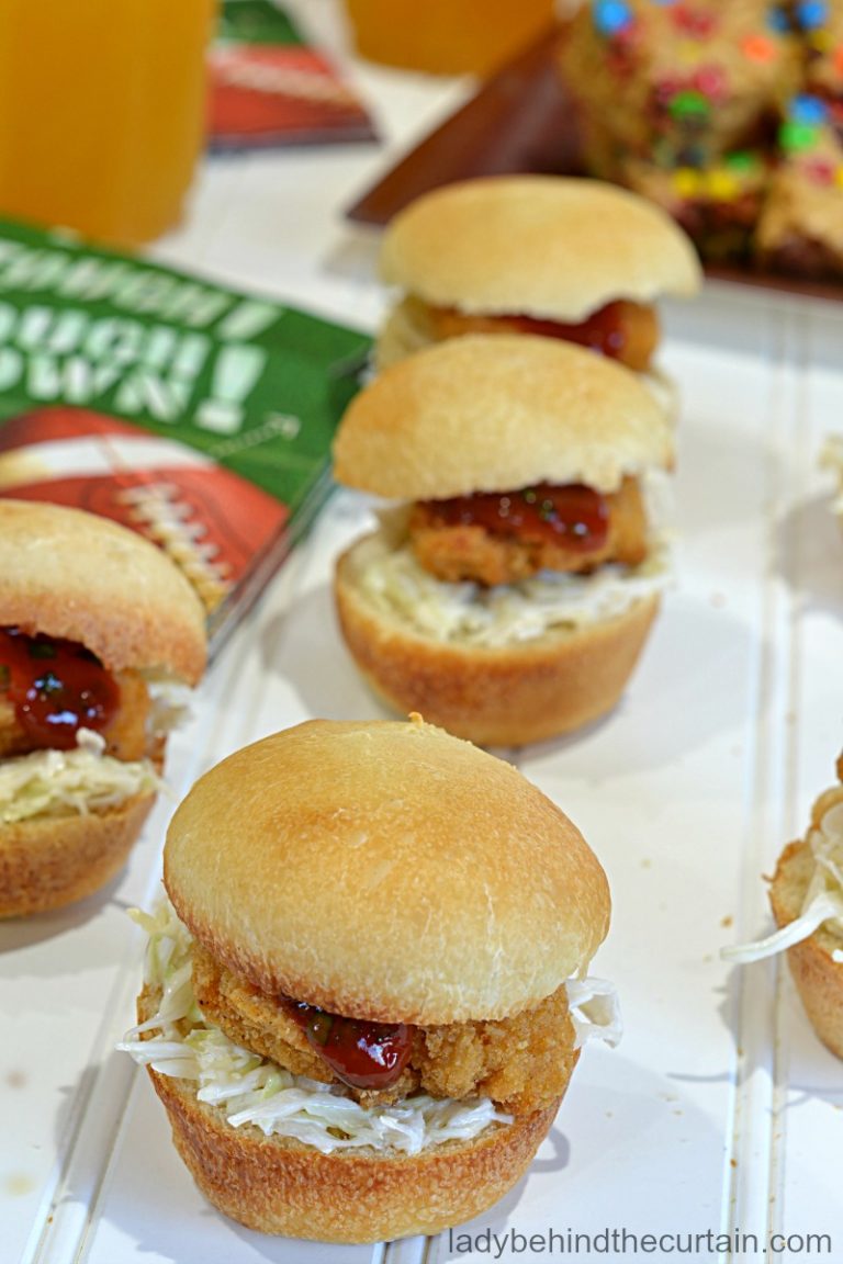 Game Day Chicken Nugget Sliders