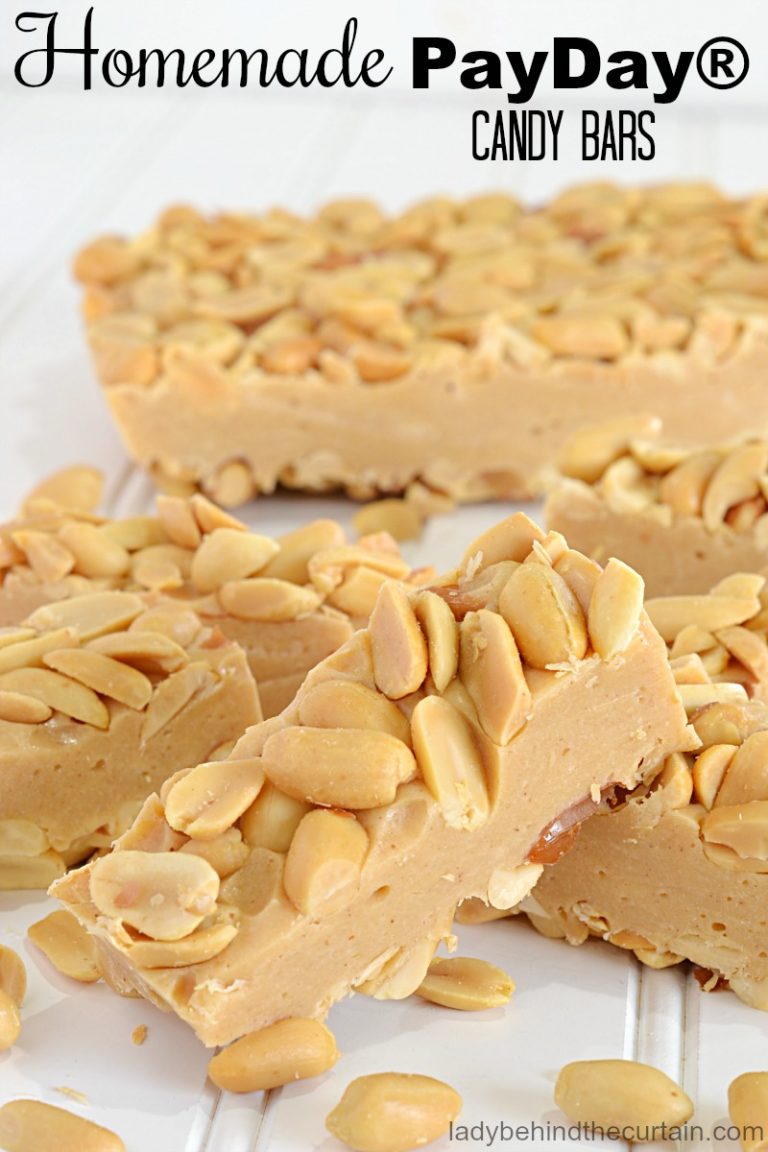Homemade PayDay® Bars