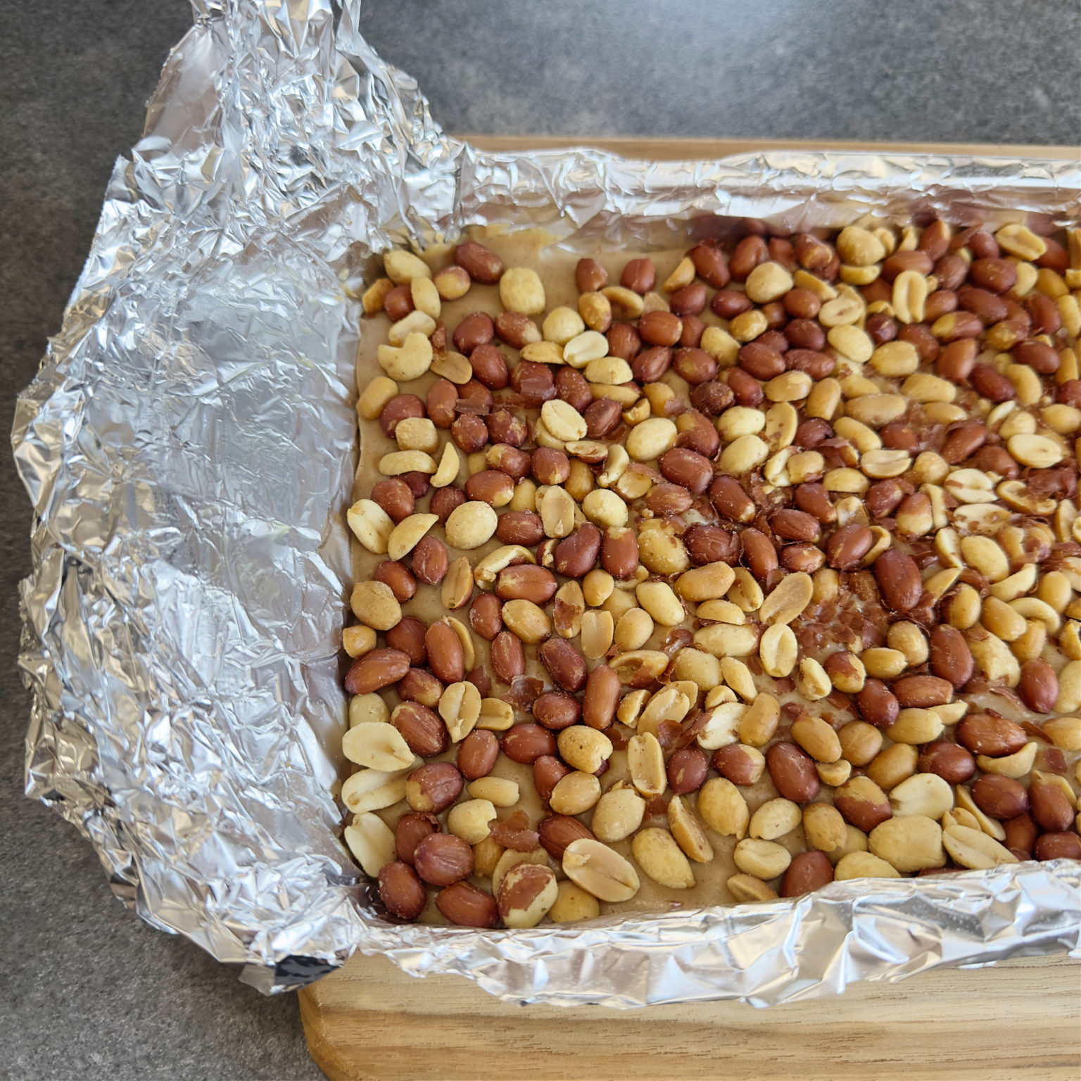 Homemade PayDay Fudge Bars