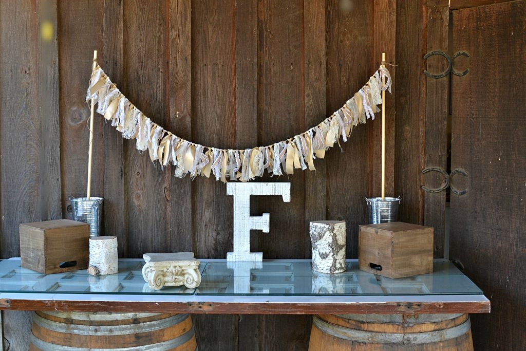 Rustic Wedding Candy Buffet