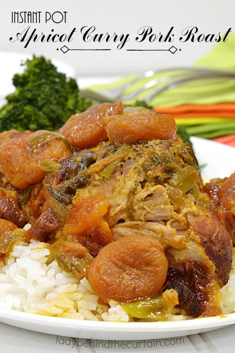 Instant Pot Apricot Curry Pork Roast, easy dinner recipe, weeknight dinner