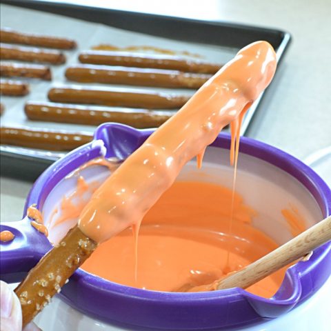 Tigger Tail Decorated Pretzels