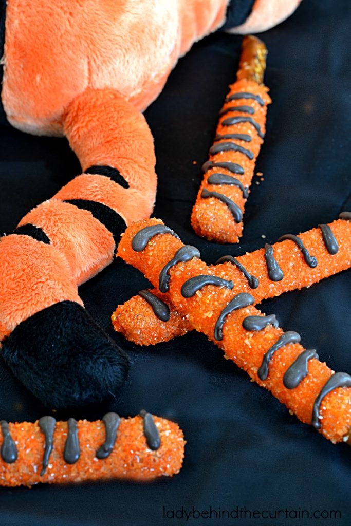 Tigger Tail Decorated Pretzels