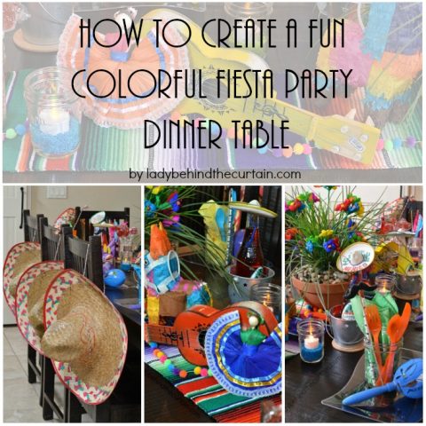 How to Create a Fun Colorful Fiesta Party Dinner Table