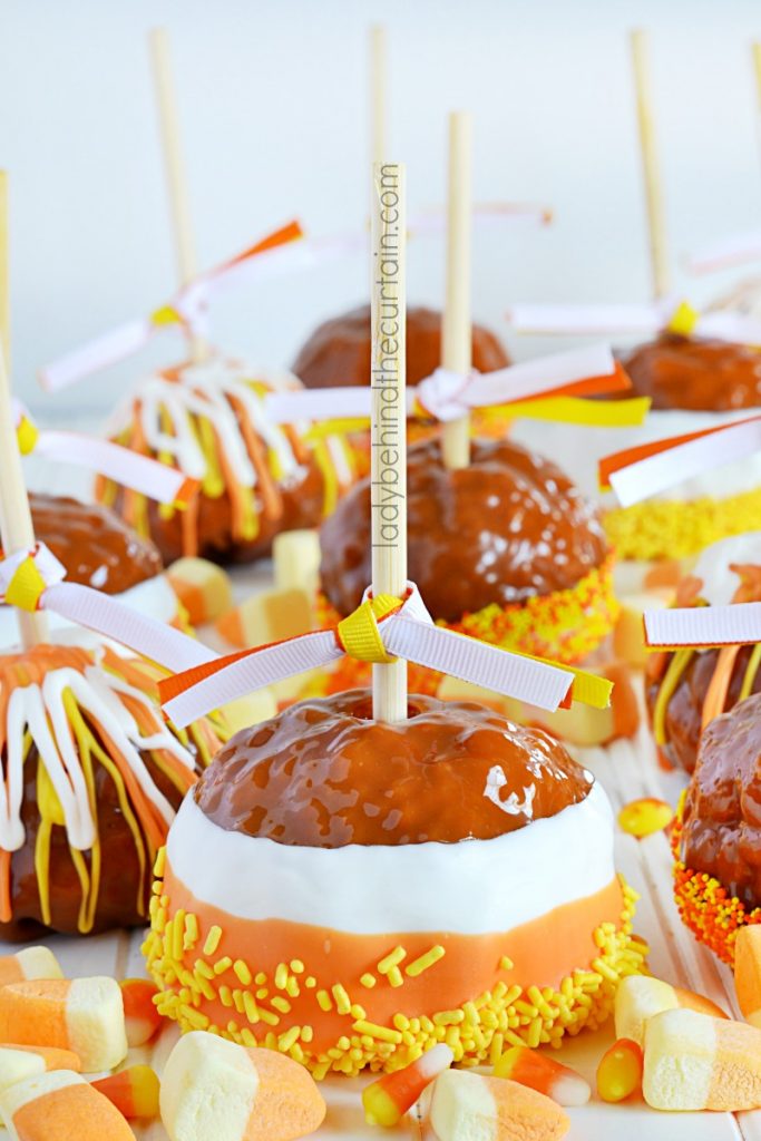Halloween Costume Caramel Apple Candy Corn Rice Krispie Treats