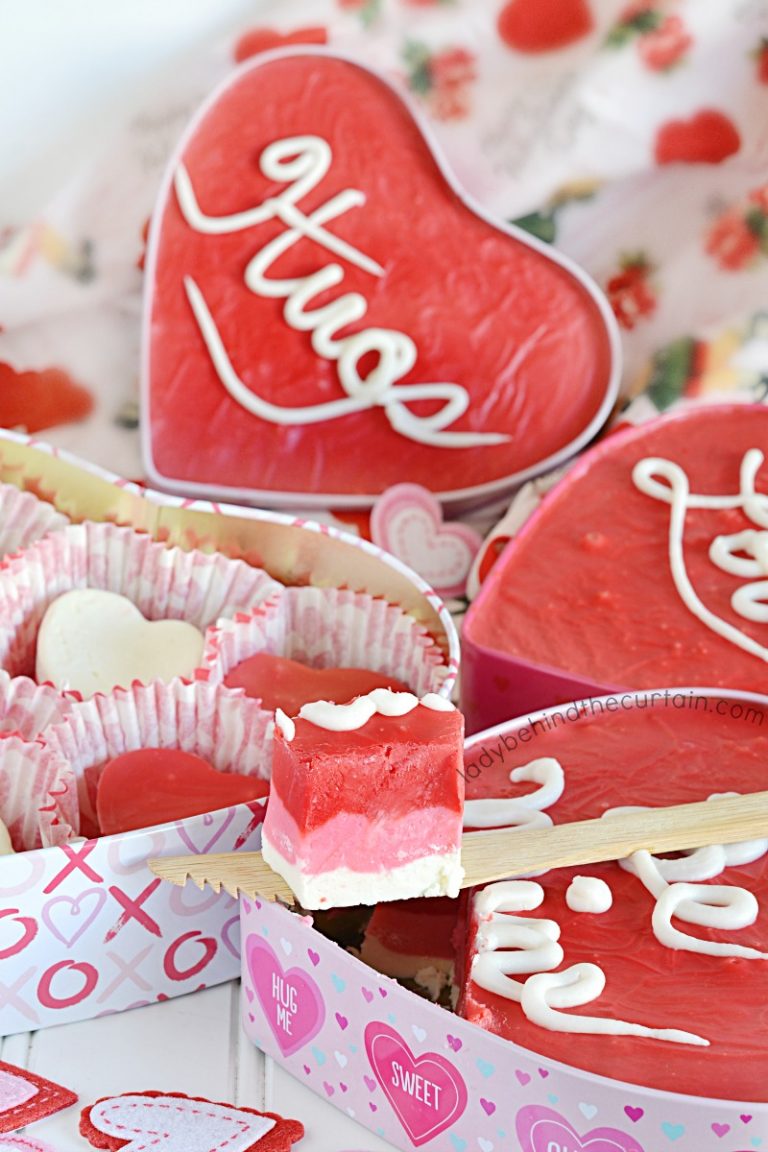 Conversation Heart Marshmallow Cherry Valentine's Day Fudge