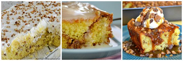 Semi Homemade Glazed Lemon Cake