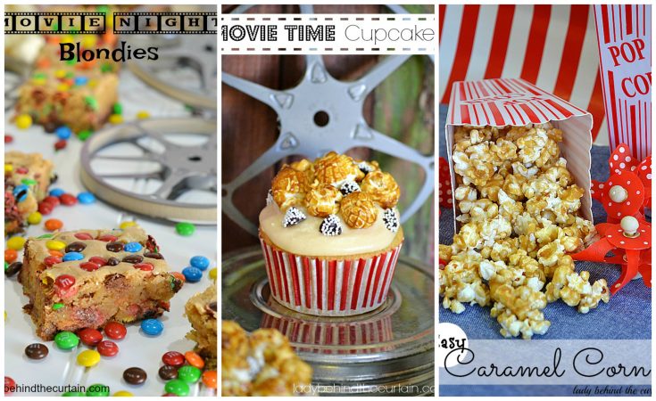 Movie Night Candy Coated Licorice with Popcorn