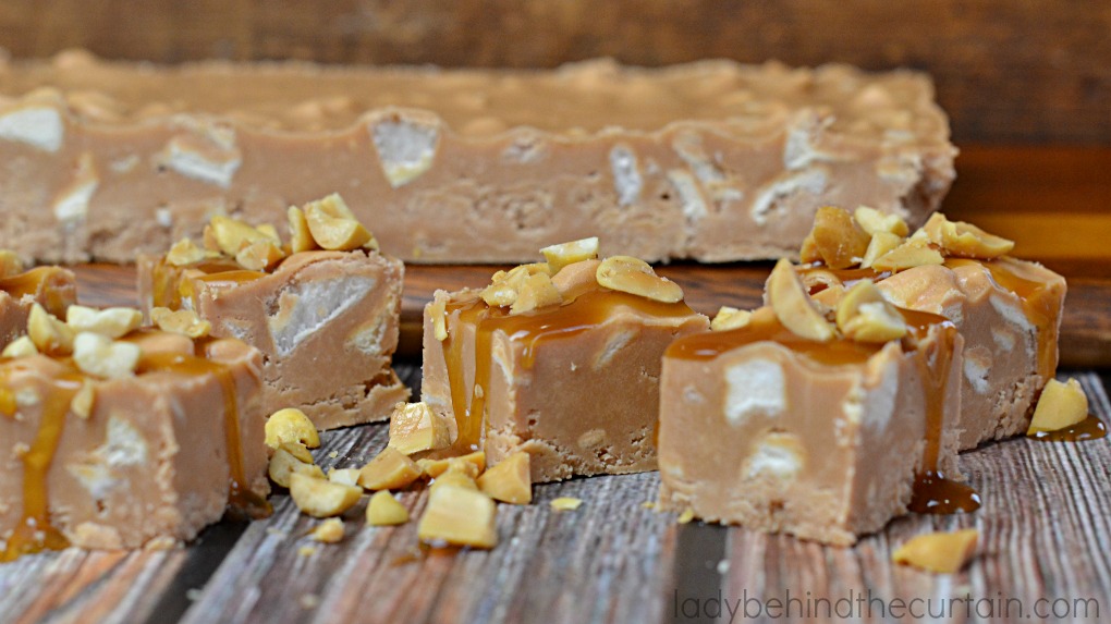 5 Minute Caramel Apple Fudge