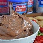 Canned Frosting Chocolate Fruit Dip